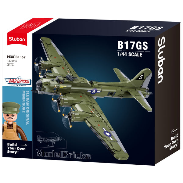 Sluban M38 B1367 B17G 1:44 Scale Model – Berrymans Toys